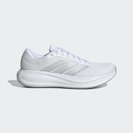Laufschuh adidas Performance "RESPONSE RUNNER 2", Gr. 37, cloud wei&szlig;, silber metallic, halo silber, Synthetik, Textil, Schuhe Laufschuh