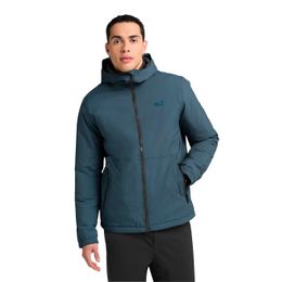 Funktionsjacke Jack Wolfskin "PAMIR JKT M", Herren, Gr. 3XL, aluminium bl, Obermaterial: 100% Polyamid. Futter: 100% Polyester. Wattierung: 100% Polyester, normal, Jacken Funktionsjacke, &Uuml;bergangsjacke f&uuml;r kalte, feuchte und nasse Wetterbedingungen