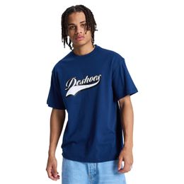 T-Shirt DC Shoes "DC Old Fashion", Herren, Gr. XS, estate blau, Obermaterial: 75% Walkfrottier, 25% Walkfrottier;, Shirts T-Shirt