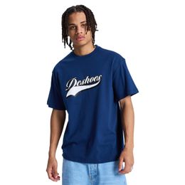 T-Shirt DC Shoes "DC Old Fashion", Herren, Gr. S, estate blau, Obermaterial: 75% Walkfrottier, 25% Walkfrottier;, Shirts T-Shirt