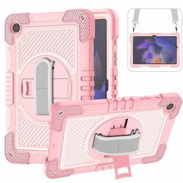 Wigento F&uuml;r Samsung Galaxy Tab A11+ Plus / A9+ Plus 360 Grad Schutz H&uuml;lle Rosa