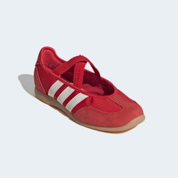 Sneaker Ballerinas adidas Sportswear "BARREDA MARY JANE", Herren, Gr. 37, better scarlet, sanftes wei&szlig;, gum 3, Leder, Textil, Schuhe Sneaker Ballerinas