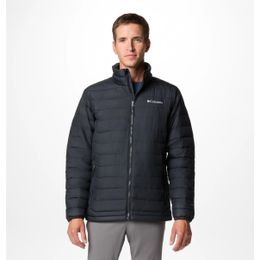 Steppjacke Columbia "Powder Lite II Jacket", Herren, Gr. XL, schwarz, Web, Obermaterial: 100% Polyester. Futter: 100% Polyester. Wattierung: 100% Polyester, unifarben, normal, Jacken Steppjacke, &Uuml;bergangsjacke