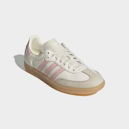 Sneaker adidas originals "SAMBA OG", Damen, Gr. 40,5, sanftes wei&szlig;, sandy pink, gum 3, Leder, Schuhe Sneaker, Topseller
