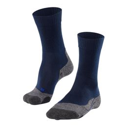 Wandersocken Falke "TK2 Explore Cool", Herren, Gr. 44-45, marine, Materialmix, normal, Socken Wandersocken, hoher Komfort im Mittelgebirge, schnelltrocknend, atmungsaktiv