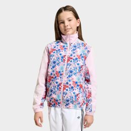 Trainingsjacke adidas originals "adidas originals X LIBERTY LONDON TRACK", M&auml;dchen, Gr. 140, clear pink, Obermaterial: 100% Polyester, Jacken Trainingsjacke