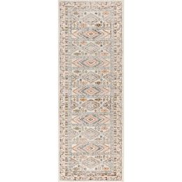 Teppich LIVABLISS "JAIPUR", bunt (mehrfarbig), B:80cm H:13mm L:220cm, Kunstfaser, Polypropylen, Teppiche, Teppich, Orient-Optik, Vintage Design, Boho Stil, Kurzflor, Wohnzimmer