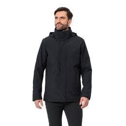 3-in-1-Funktionsjacke Vaude "MEN'S ROSEMOOR 3IN1 JACKET", Herren, Gr. XXL, schwarz, Web, Obermaterial: 100% Polyester, unifarben, hoch geschlossener Ausschnitt, eingesetzt eingefasste Kante mit Klettverschluss, Jacken 3-in-1-Funktionsjacke, Winterjacke Herren, &Uuml;bergangsjacke