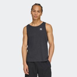 Tanktop adidas originals "TREFOIL ESSENTIALS", Herren, Gr. L, schwarz, wei&szlig;, Obermaterial: 60% Baumwolle, 40% Polyester, Rundhals, Tops Tanktop, klassischer Schnitt, ohne Verschluss