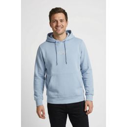 Jack & Jones Kapuzensweatshirt JACK & JONES "JPRBLUARCHIE SWEAT HOOD NOOS", Herren, Gr. XS, ashley blau, angeraute Sweatware, Obermaterial: 70% Baumwolle, 30% Polyester, bedruckt, normal normal, Rundhals, Rippb&uuml;ndchen, Sweatshirts Kapuzensweatshirt, mit Logo Print