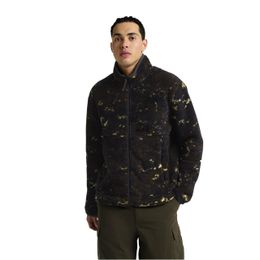 Fleecejacke Jack Wolfskin, Herren, Gr. S, lichen peat, Obermaterial: 100% Polyester, normal, Jacken Fleecejacke, &Uuml;bergangsjacke f&uuml;r Wandern und Trekking, mit weichem SHERPA FLEECE 300