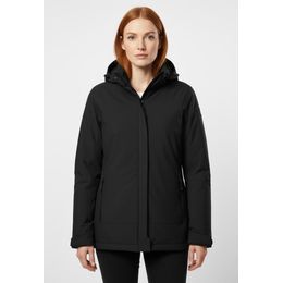 Outdoorjacke Killtec "KOW 250 WMN JCKT", Damen, Gr. 46, schwarz, Obermaterial: 100% Polyester. Futter: 100% Polyester. Wattierung: 100% Polyester, hoch geschlossener Ausschnitt, verstellbar, Jacken Outdoorjacke