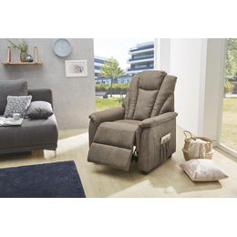 Jockenh&ouml;fer TV-Sessel JOCKENH&Ouml;FER GRUPPE "Frankfurt, B: 86 cm, Sitzh&ouml;he: 48 cm", braun (hellbraun), B:86cm H:113cm T:87cm, Sessel, TV-Sessel, mit Relax- & Liegefunktion, Taschenfederkern-Polsterung