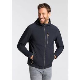 Softshelljacke Killtec "KOS 259 MN SFTSHLL JCKT", Herren, Gr. S, schwarz (schwarz blau), Obermaterial: 100% Polyester. Futter: 100% Polyester, Jacken Softshelljacke, &Uuml;bergangsjacke