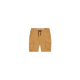 Shorts Alpha Industries "Cotton Twill Jogger Short", Herren, Gr. XXL, Normalgr&ouml;&szlig;en, gr&uuml;n (khaki), Obermaterial: 98% Baumwolle, 2% Elastan, Hosen Shorts