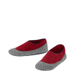 Haussocken Falke "Cosyshoe", M&auml;dchen, Gr. 23-24, rot pepper, Obermaterial: 90% Schurwolle, 10% Polyamid, Socken Haussocken, mit Noppendruck atmungsaktiv, klimaregulierend, geruchshemmend