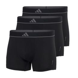 Trunk adidas Sportswear "Active Micro Flex", Herren, Gr. M, 000, schwarz, Single Jersey, Obermaterial: 85% Polyester, 15% Elasthan, k&ouml;rpernah, Unterhosen Trunk, elastischer Bund, weich, Mikrofaser, ohne Eingriff