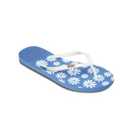 Sandale Roxy "New Viva Printed", Damen, Gr. 8,5(39), dutch blau, Obermaterial:Obermaterial: 98% Synthetik/2% Metall, Futter: 100% Synthetik, Laufsohle: 100% Schwammgummi;, Schuhe Sandale