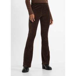 Leggings bonprix, Damen, Gr. 48/50 (XL), N-Gr, dunkelbraun, Jersey, Obermaterial: 62% Baumwolle, 36% Polyester, 2% Elasthan, skinny fit, Hosen Leggings, mit Elasthan-Anteil, Skinny Fit, mit bequemem Gummibund