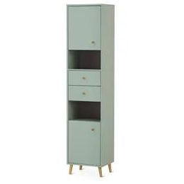 Tchibo - Hochschrank &raquo;Bjarne&laquo; - 40,5x33x177,5cm - braun - Holz / Metall