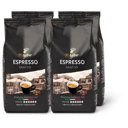 Tchibo - Espresso Kr&auml;ftig - 4 x 1 kg Ganze Bohne - Intensit&auml;t: 6/6