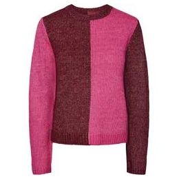 Tchibo - Grobstrick-Pullover - Damen - Gr. L - weinrot