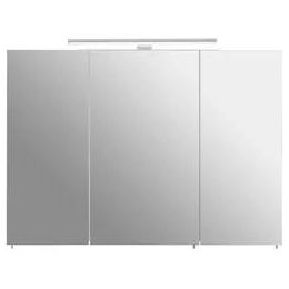 Schildmeyer Tchibo - Spiegelschrank &raquo;Runa SPS Irene 1000.1&laquo; - 100x16x75cm - wei&szlig; - Holz / Metall / Glas