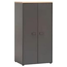 Tchibo - Mehrzweckschrank &raquo;Solea&laquo; - 80,5x60x155cm - anthrazit - Holz / Metall / Kunststoff
