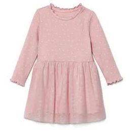 Tchibo - Kinder-Rippkleid - M&auml;dchen - Gr. 122/128 - wei&szlig;