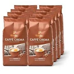 Tchibo - Caff&egrave; Crema Vollmundig - 8 x 1 kg Ganze Bohne - Intensit&auml;t: 4/6