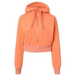 Tchibo - Kurze Sport-Sweatjacke - Damen - Gr. L - orange