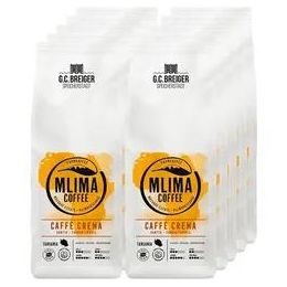 G.c. Breiger - G. C. Breiger - Mlima Coffee - Caff&egrave; Crema - 10x 500 g Ganze Bohne - Intensit&auml;t: 3/6