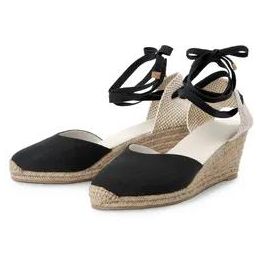 Tchibo - Espadrilles mit Keilabsatz - Damen - Gr. 41 - schwarz