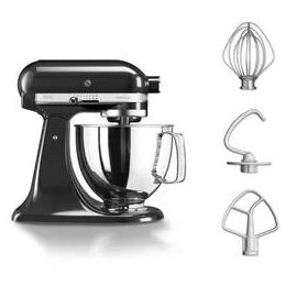 KitchenAid K&uuml;chenmaschine &raquo;Artisan 5Ksm125&laquo; inkl. Fleischwolf und Spritzgeb&auml;ckvorsatz - schwarz