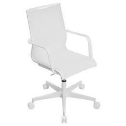 Topstar B&uuml;rostuhl &raquo;Sitness Life 40&laquo; - 57x62x84cm - wei&szlig; - Polyester / Stahl / Kunststoff