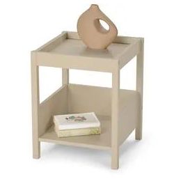 Tchibo - Beistelltisch - 40x40x50cm - beige - Buchenholz