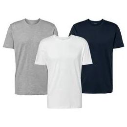 Tchibo - 3 T-Shirts mit Rundhalsausschnitt - Herren - Gr. XL - wei&szlig;