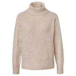 Tchibo - Grobstrickpullover mit Rollkragen - Damen - Gr. S - beige