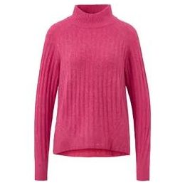 Tchibo - Gerippter Strickpullover mit Stehkragen - Damen - Gr. M - rot
