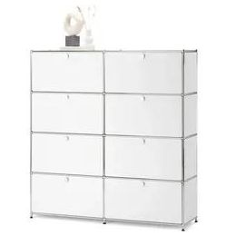 Tchibo - Highboard &raquo;Cn3&laquo; mit 8 Klappen - 152x40x158,5cm - chrom - Stahl / Aluminium / Kunststoff