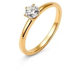 Tchibo - 585 Gold-Ring mit Brillant - Gr. 19