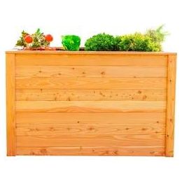 WESTMANN Tchibo - Hochbeet - 130x65x84cm - naturfarben - Holz / Polyethylen