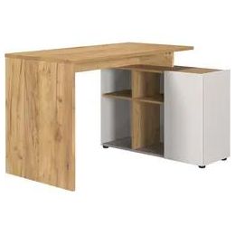 Germania Tchibo - Schreibtisch &raquo;GW-Adrano&laquo; - 120x90x74cm - braun - Holz / Kunststoff
