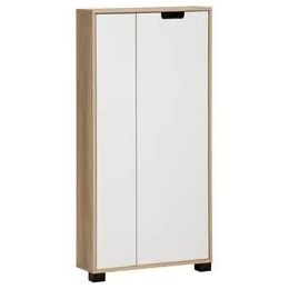 Schildmeyer Tchibo - Highboard &raquo;Emmik&laquo; - 60x19,5x124cm - schwarz - Holz / Kunststoff / Metall