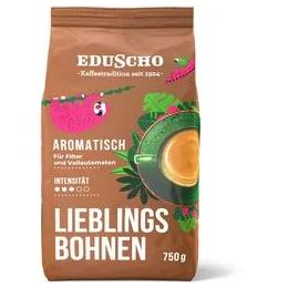 EDUSCHO Lieblingsbohnen Aromatisch - 750 g Ganze Bohne - Intensit&auml;t: 3/5