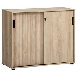M&Ouml;BELPARTNER Tchibo - Aktenschrank &raquo;Emmik&laquo; - 100x41x83,5cm - schwarz - Holz / Kunststoff / Metall