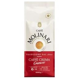 Caff&egrave; Molinari Caff&egrave; Crema Cremoso - 1 kg Ganze Bohne - Intensit&auml;t: 6/10
