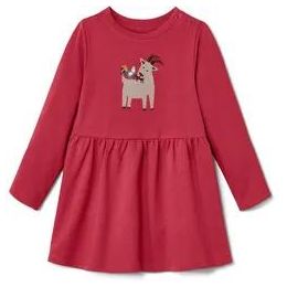 Tchibo - Kleinkind-Sweatkleid - M&auml;dchen - Gr. 122/128 - rot