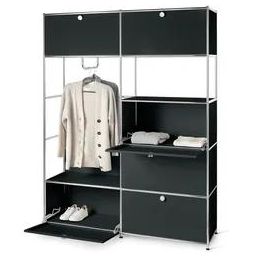 Tchibo - Systemschrank Metall &raquo;Cn3&laquo; - 152x40x1945cm - schwarz - Stahl / Aluminium / Kunststoff