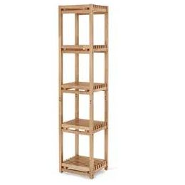 Tchibo - Schmales Standregal - 38,5x34x167cm - braun - Holz